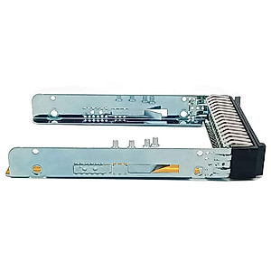 YUNDIAN 2-Pack 2.5" SAS SATA HDD Hard Disk Drive Caddy Tray Sled for IBM X3250 X 3550 X3650 M5 X 3850 X3950 X 6 M6 Series, 00E7600 L38552 (Not 3.5"!! 8 Screws Included) Replacement