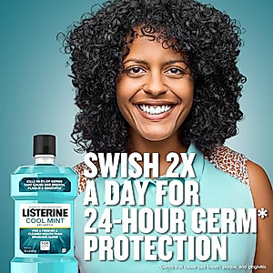 Listerine Antiseptic Mouthwash, Cool Mint, 1.5 L