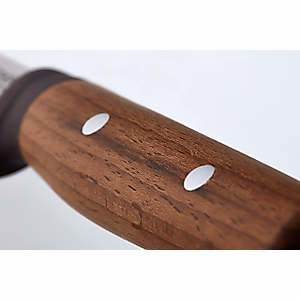 Wusthof Urban Farmer 5" Hollow Edge Santoku Knife, Brown