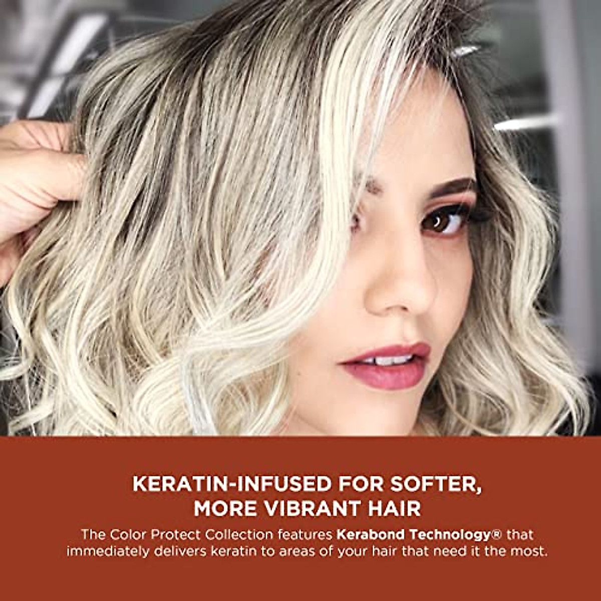 KERATHERAPY Keratin Infused Color Protect Shampoo, 33.8 fl. oz., 1000 ml - Gluten Free Color Protecting Shampoo for Color Treated Hair with Kerabond Technology, Red Raspberry Oil, Omega 3 & 6