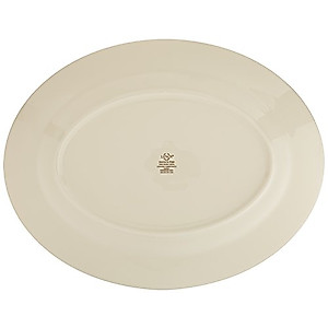 Lenox Winter Greetings Plaid Oval Platter