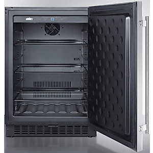 Summit FF64BSS Wine and Beverages Refrigerator, Stainless Steel
