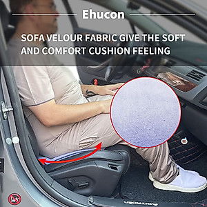 Ehucon 360 Degree Swivel Seat Cushion for Car,Rotating Seat Cushion Pivot Disc Pad for Elderly,Swivel Car Seat Chair Assist to Turning Easily from Bed to Wheelchair