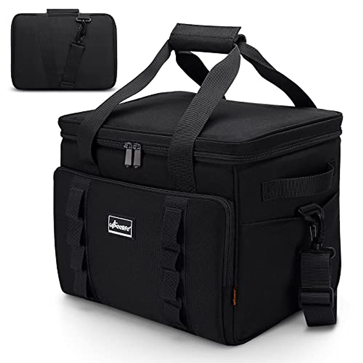 Soft Cooler Bag, Collapsible Soft Sided Insulated Cooler, 40 Can Beach Cooler, Ice Chest, Large Leakproof Lunch Camping Cooler, 24L Travel Cooler for Grocery Shopping, Picnic, Fishing, Road Trips