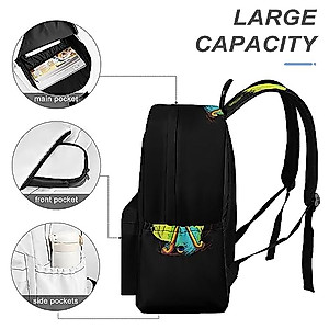 Field Hockey Travel Backpack Lightweight 16.5 Inch Computer Laptop Bag Casual Daypack for Men Women