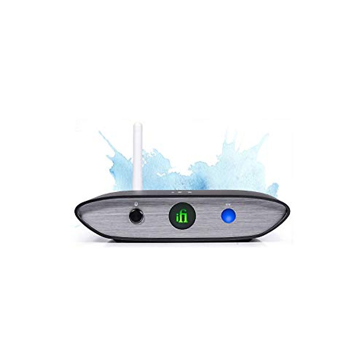 iFi Zen Blue HiFi Bluetooth Receiver Desktop DAC/Adapter - Wireless Input/Outputs - Optical/Coaxial/SPDIF/RCA / 4.4 Balanced - Audio System Upgrade (Unit Only)