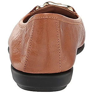 Aerosoles Women's Bristol Ballet Flat, TAN Leather, 9.5