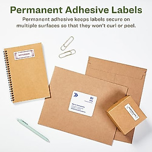 Avery EcoFriendly Recycled Address Labels, 1" x 2-5/8", White, Permanent Label Adhesive, 3,000 Printable Labels (48460)