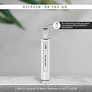 Instyle Fragrances | One for All | Rollerball | Women’s Eau de Toilette | Vegan, Paraben Free, Phthalate Free | Never Tested on Animals | 0.34 Fl Oz