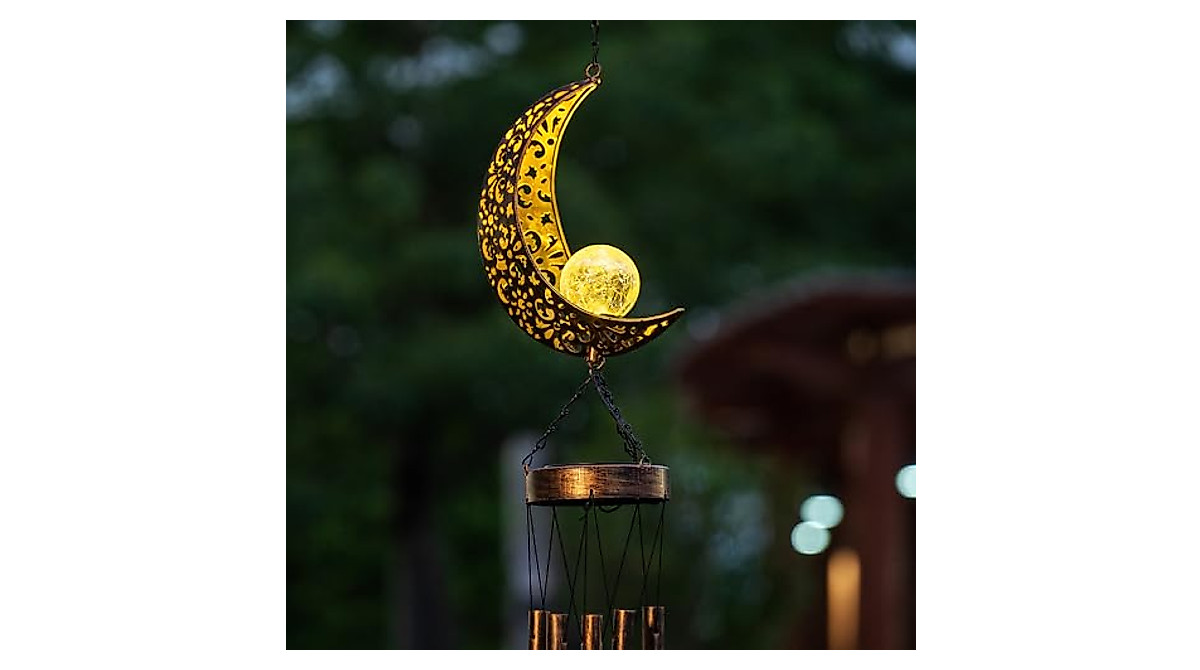 LeiDrail Solar Wind Chimes - Unique Outdoor Decor