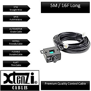 Xtenzi Amplifier Replacement Bass Knob Control Remote XTBR3 Compatible with Select Powerbass ASABASS