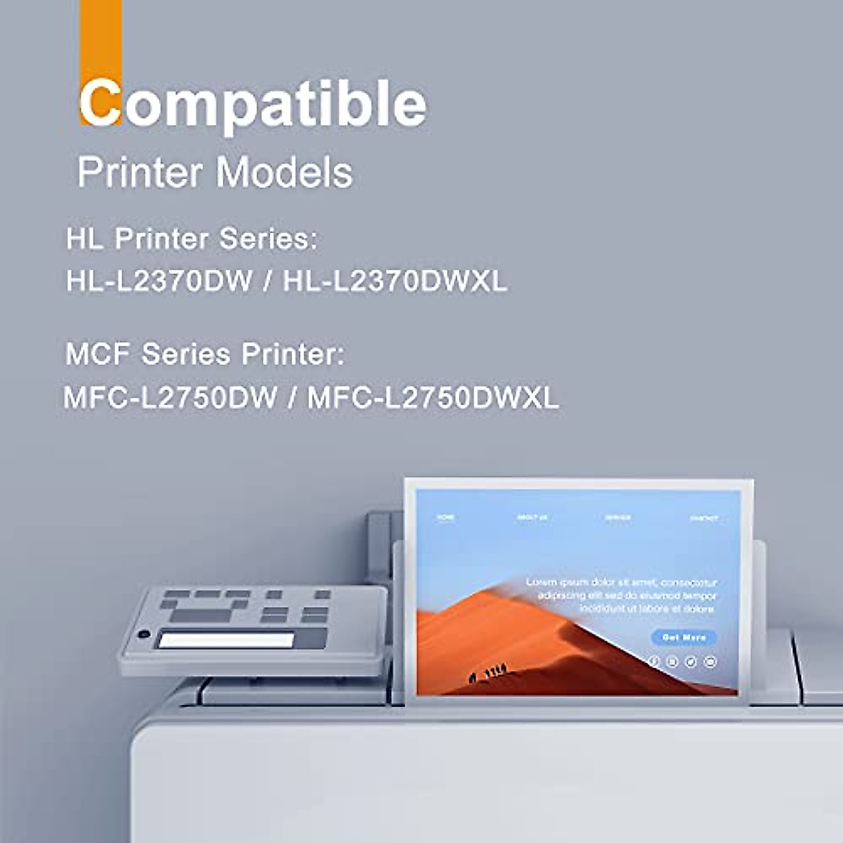 InkNI Compatible Toner Cartridge Replacement for Brother TN770 TN-770 TN730 TN760 Super High Yield Black Toner Cartridge for HL-L2370DW HL-L2370DWXL MFC-L2750DW MFC-L2750DWXL Printer (Black, 2-Pack)