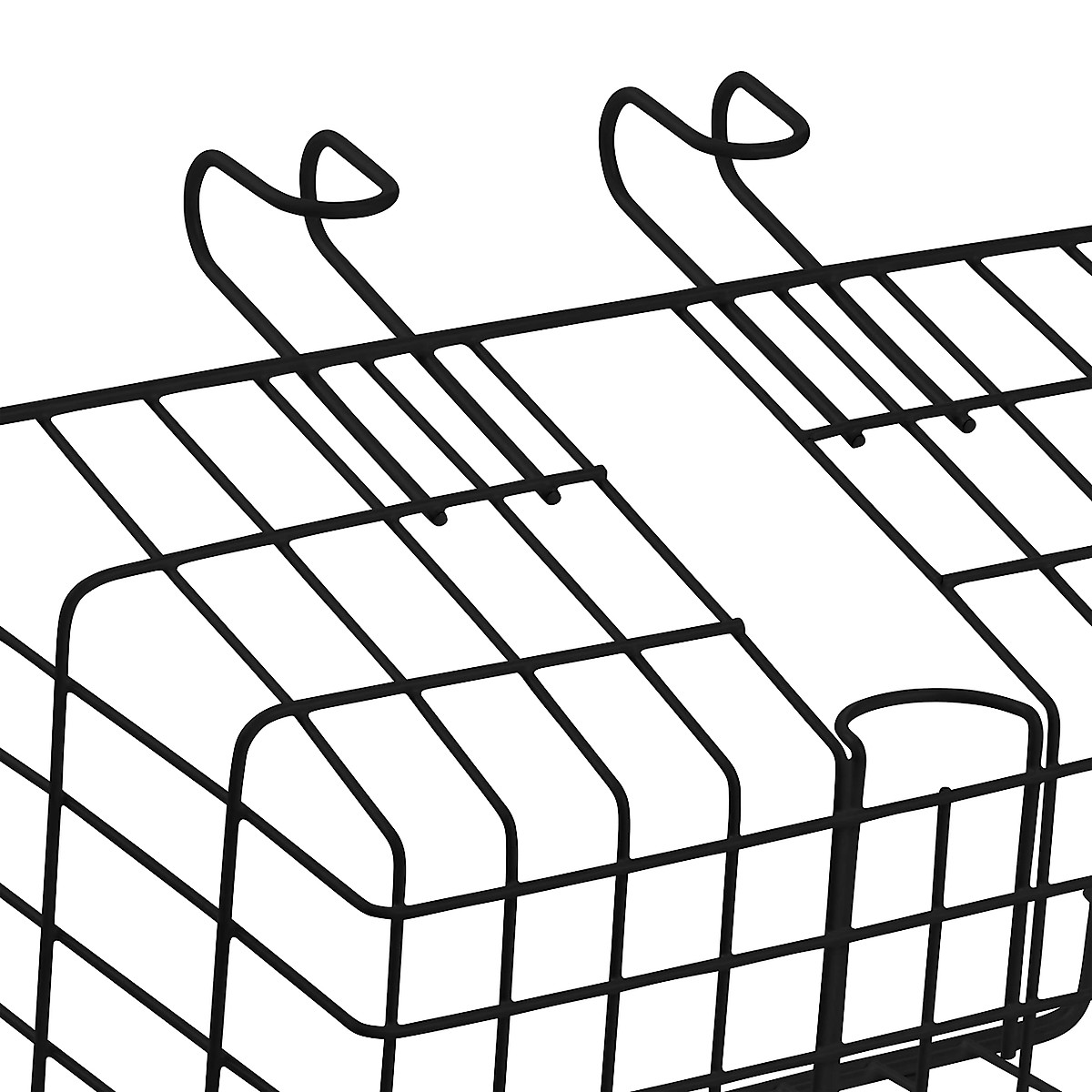 Retrospec Detachable Steel Apollo-Lite Lift-Off Front Bike Basket with Handles, Black