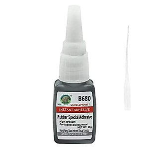 20g Rubber Glue, Rubber Adhesive, for bonding Between Rubber and Rubber, Rubber and Other Material. Instant Super Glue for Rubber, Tire, DIY Crafts, Rubber Edge, Rubber Tube, Rubber Product,etc.