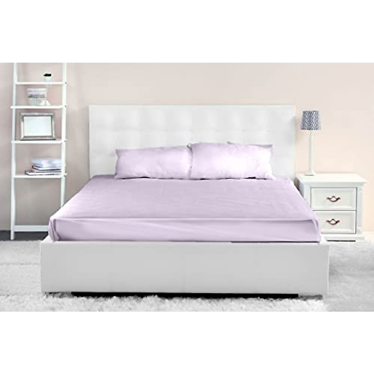 Hotel Collections Sheet Set Hotel Luxury 1800 Bedding Sheets & Pillowcases Extra Soft Cooling Bed Sheets - Deep Pocket up to 17 inch Mattress - Wrinkle, Fade, Stain Resistant 4 Piece (Full, Lavendar)