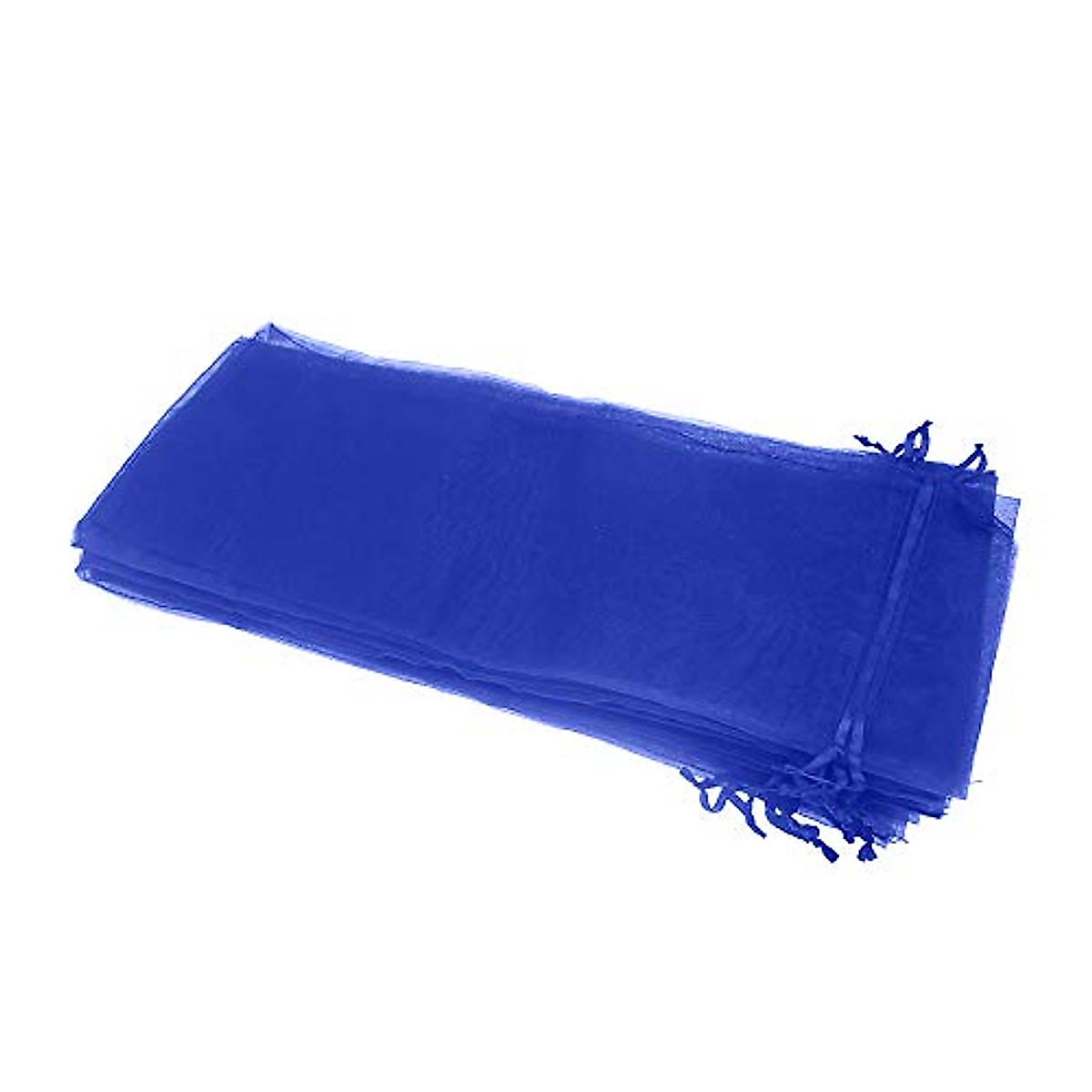 Bezall 20Pcs Organza Wine Gift Bags with Drawstrings, Mesh Wine Bottle Covers for Christmas, Wedding, Birthday, Wine Tasting, Housewarming (Royal Blue)