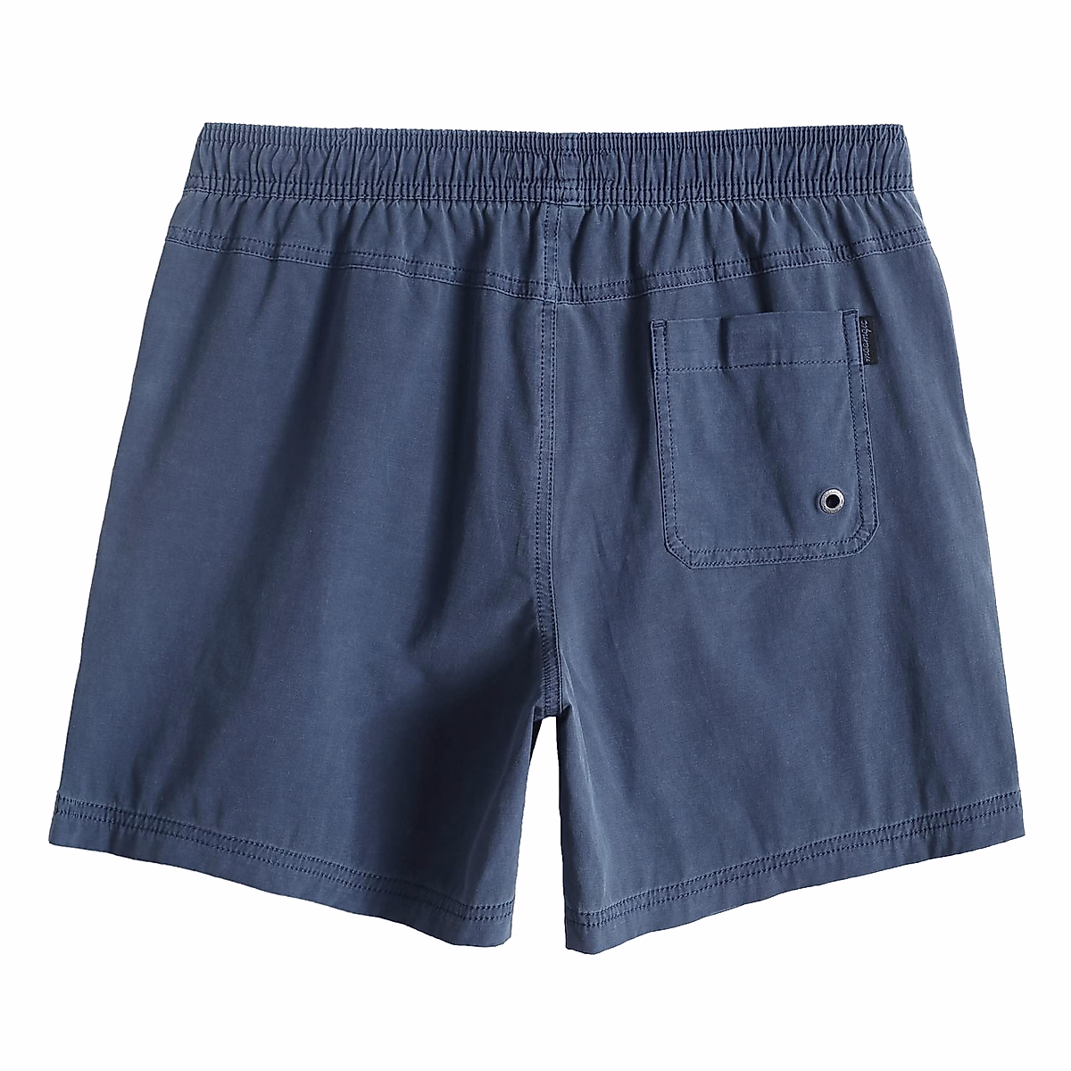 maamgic Men's 5 inch Inseam Shorts Pull-On Relaxed Fit Comfort Stretch Short Shorts with Pocket Washed Blue Large