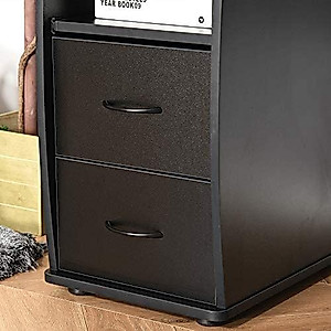 HOMCOM Home Office/Dorm Computer Desk w/Elevated Shelf - Brown