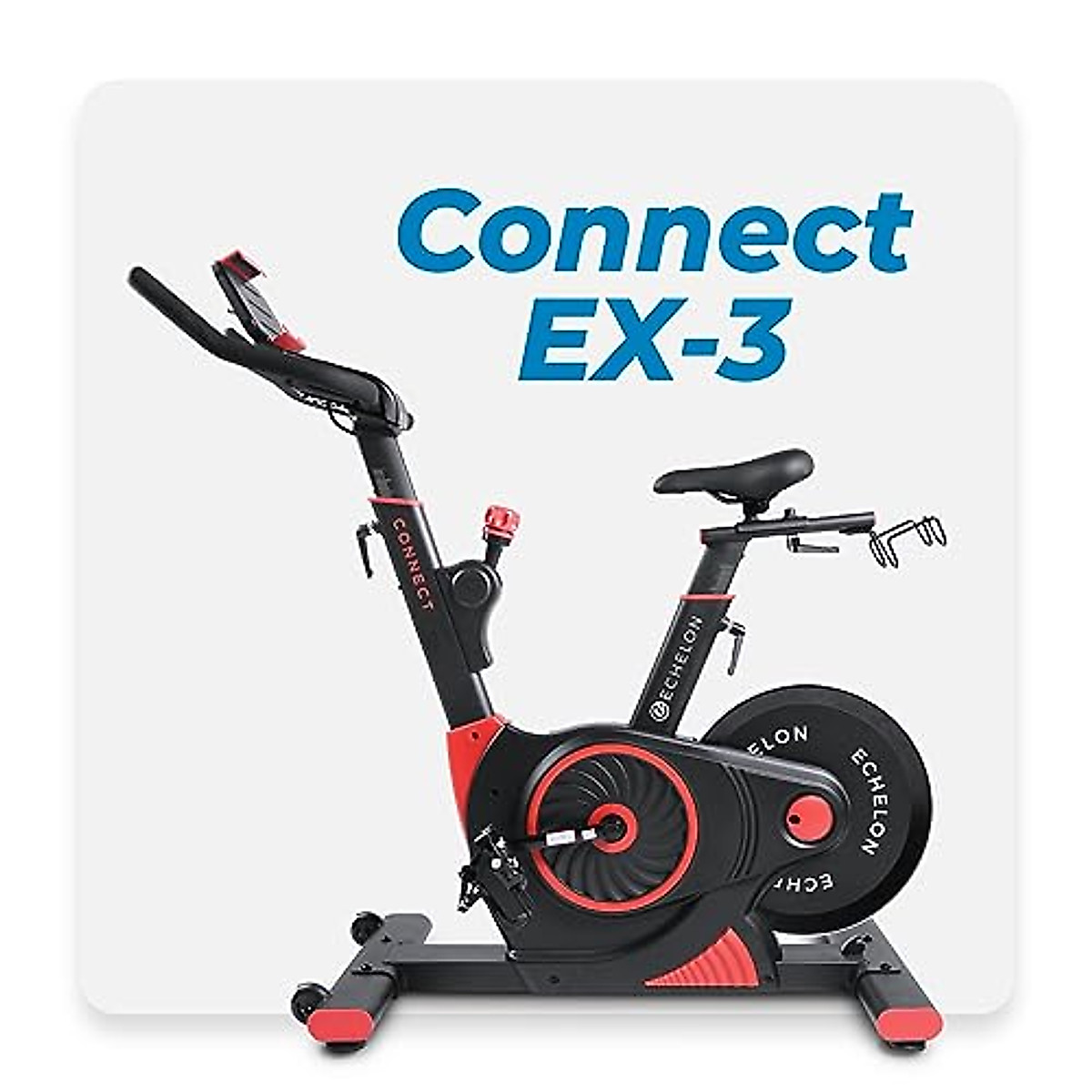 Echelon EX3 Smart Connect Fitness Bike (Black) (EX3 BLACK) , Large
