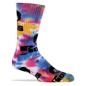 Unisex Novelty Funny Crew Socks Tye Dye Bob Ross