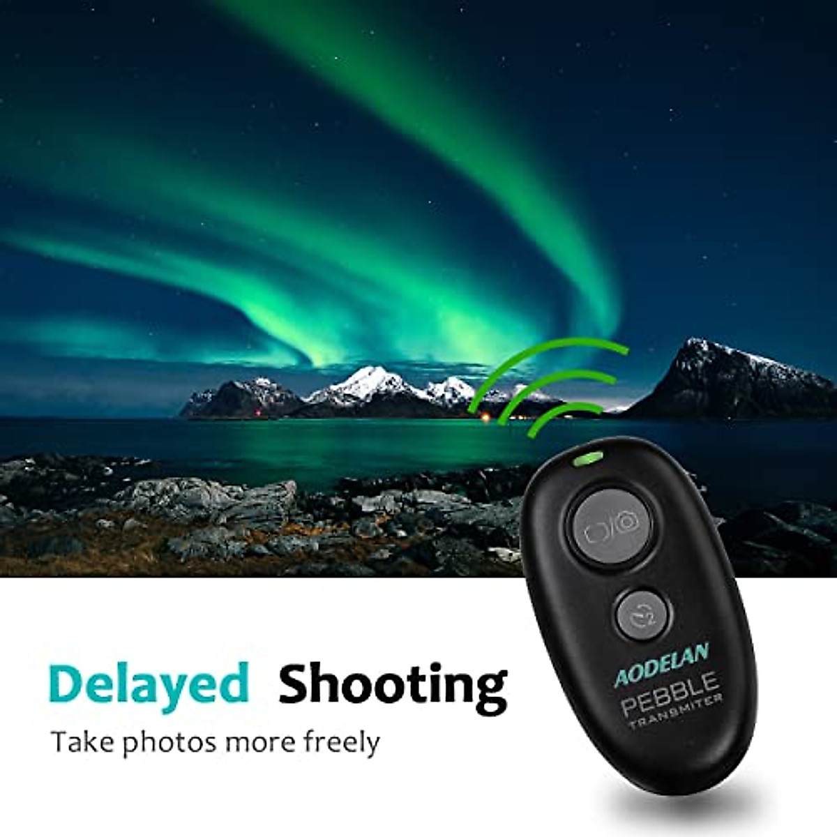 Camera Remote Control Wireless Shutter for Canon EOS RP, R6, ROS RP, Rebel T6, T7, T5, T3, SL2, 5D Mark II, 5d Mark iii, 5d Mark iv, 6D Mark II, 7d Mark ii, 7D Series, 5D Series; for Fujifilm X-T3