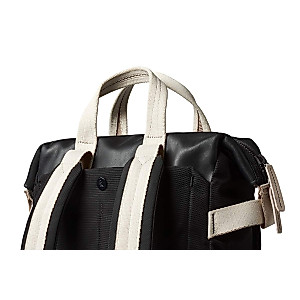 Bellroy Tokyo Totepack - Premium Edition (Convertible Leather Panel Fashion Backpack/Tote Bag, Fits 16” Laptop) - Black Sand