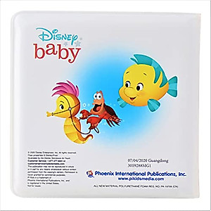 Disney Baby Moana, Little Mermaid, Finding Nemo and More!- Splishy Fishy! Waterproof Bath Book / Bath Toy - PI Kids