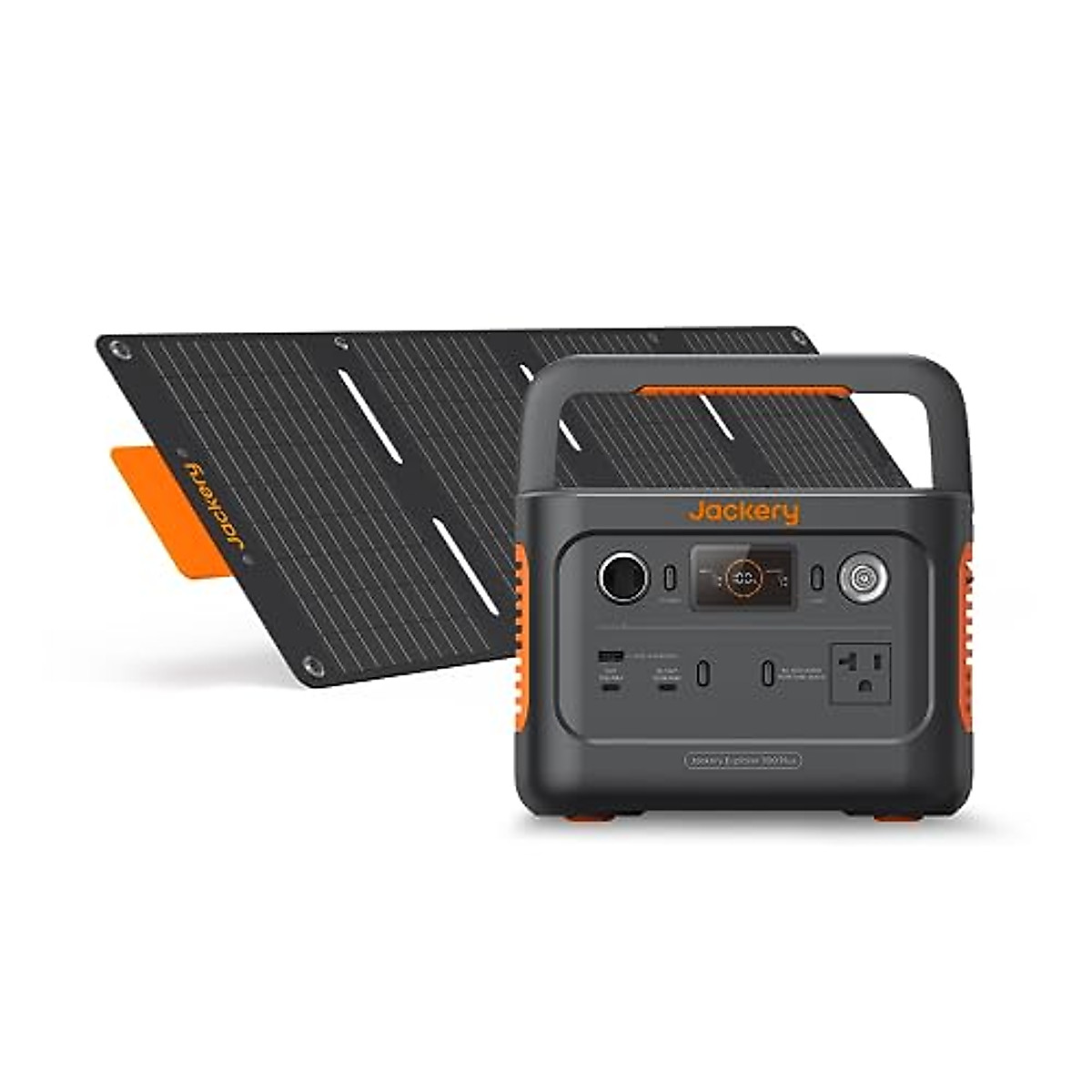 Jackery Solar Generator 300 Plus Portable Power Station with 40W Book-sized Solar Panel, 288Wh Backup LiFePO4 Battery, 300W AC Outlet, Only 5KG for RV, Outdoors, Camping, Traveling, and Emergencies