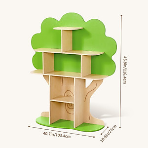 OOOK Tree Bookshelf for Kids Reading Nook, Montessori Book Shelf for Classroom, Kids Room, Playroom, Nursery