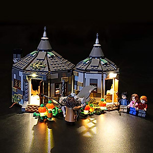 GEAMENT Light Kit for Hagrid's Hut Buckbeak's Rescue - Compatible with Lego 75947 Toy Hut Building Set (Model Set Not Included)