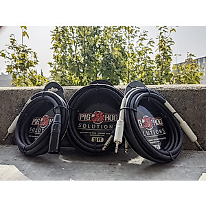 Pig Hog PX4T6 XLR Male to 1/4" TRS Instrument Cable, 6 Feet