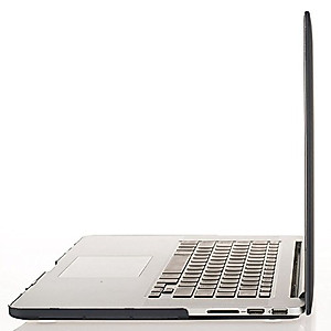 MOSISO Case Only Compatible with MacBook Pro Retina 13 inch (Models: A1502 & A1425) (Older Version Release 2015 - end 2012), Plastic Hard Shell Case & Keyboard Cover & Screen Protector, Black