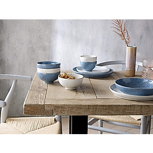 Denby Studio Blue 4 Piece Pasta Bowl Set, 411046006