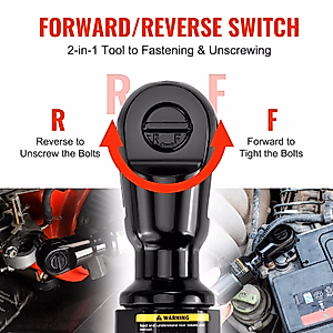 WORKPRO 1/2" Drive Air Impact Wrench 3/8" Air Ratchet Wrench