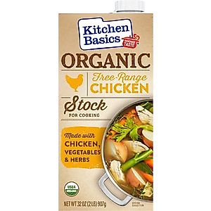 Kitchen Basics Organic Free Range Chicken Stock, 32 fl oz