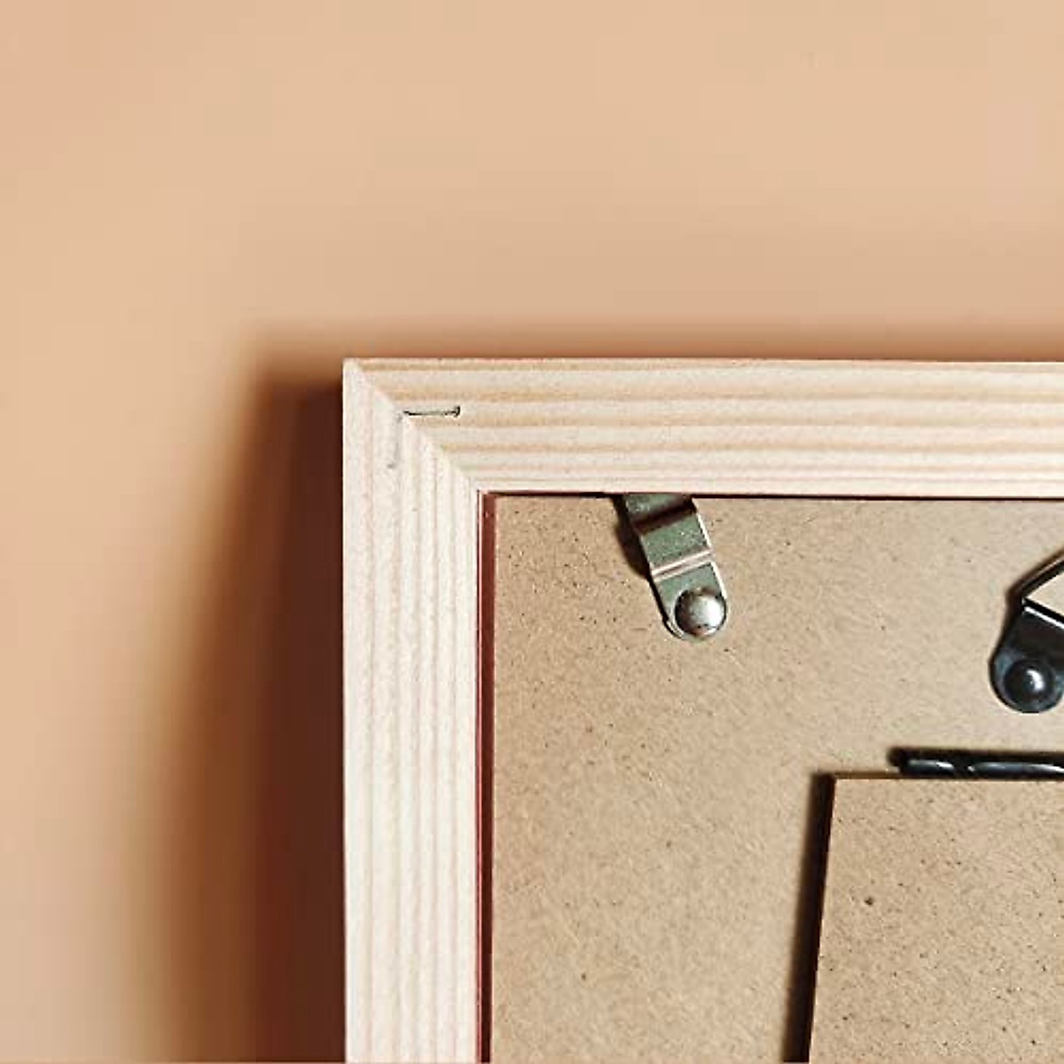 KELE MODEL 6x6 Picture Frames Black. Solid Wood Frame. Set of 2. Plastic Panel (Film Needs to be Removed) Table or Wall.Front Window Opening 5.5x5.5 inch.