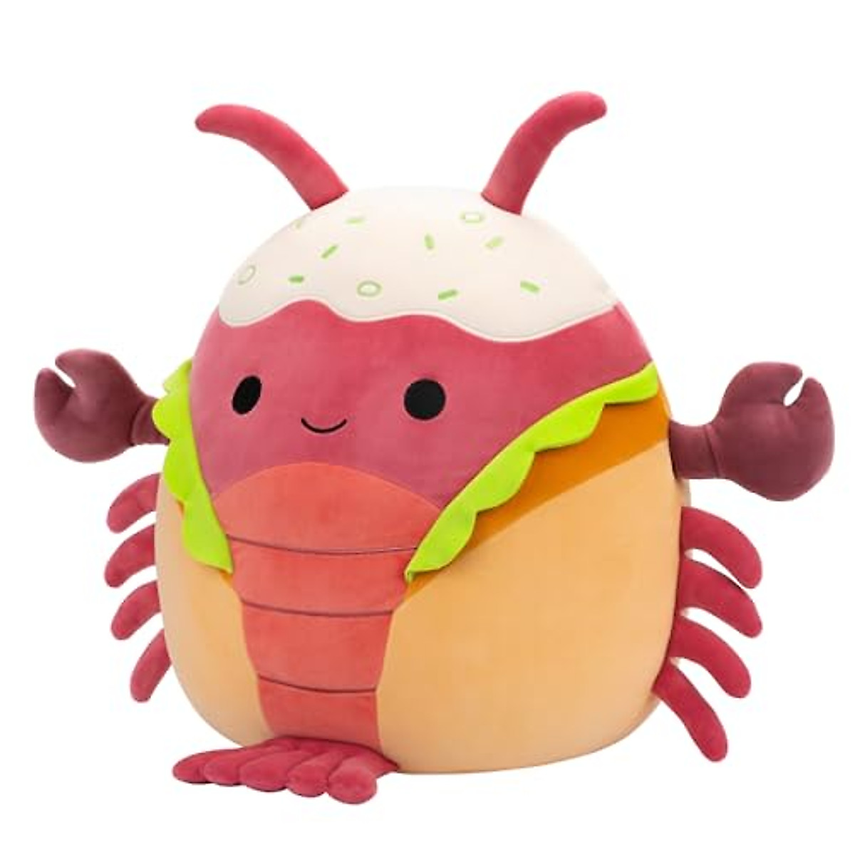 Squishmallows Original 14-Inch Lorono Lobster in Lobster Roll - Official Jazwares Plush (Large)