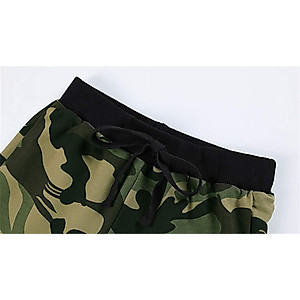 Mud Kingdom Boys Jogger Sets Long Sleeve Camo Gray Casual Size 7-8