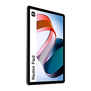 Xiaomi Redmi Pad Only WiFi 10.61" Octa Core Dolby Atmos 8000mAh Bluetooth 5.3 8MP + Fast Car Charger Bundle (Moonlight Silverr, 128GB + 6GB)
