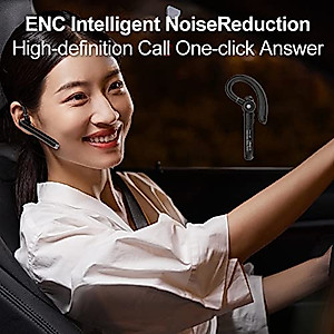 ESSONIO Headphones Bluetooth earpiece Wireless Headphones with mic Cell Phone Noise Canceling earpiece Hands-Free Headset…