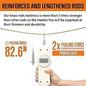 GLORYFIRE Elite Gun Cleaning Kit Universal Gun Cleaner for Shotgun, Pistol, Rifle, All Guns with Lightweight Carrying Case, Reinforced and Lengthened Rods and Steel Wire, High-end Double Head Brushes