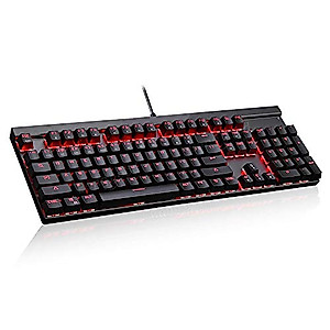 Teerwere Gaming Keyboard USB Wired 104 Key RGB Backlit Mechanical Gaming Keyboard Blue/Red Switch Aluminum Alloy Plate Mechanical Gaming Keyboard (Color : White, Size : Blue Switch)