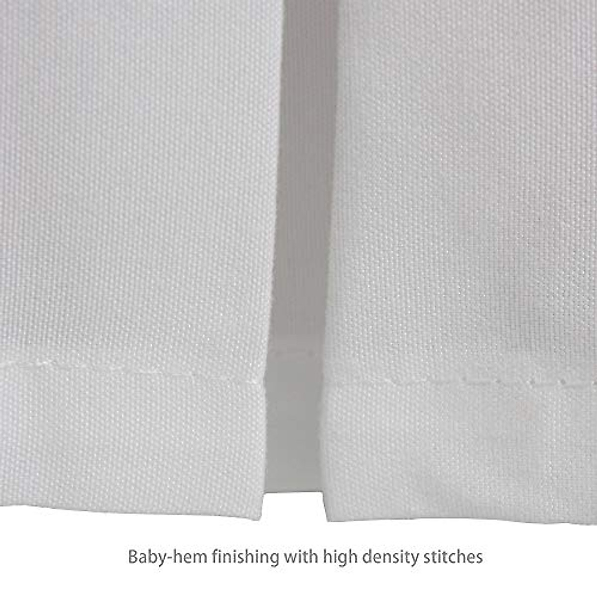 CaSaJa Classic Microfiber Crib Skirt with 2 Pleated Workmanship, Soft Breathable Dust Ruffle Fits Standard Crib and Toddler Bed, Pure White Color for Baby Boys and Girls, 14 inches Drop, White