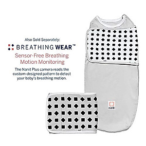 Nanit Plus - Smart Baby Monitor and Floor Stand: Camera with HD Video & Audio - Sleep Tracking - Night Vision - Temperature & Humidity Sensors and Two-Way Audio