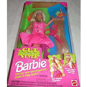 Cut and Style BARBIE Doll w Attachable Hair (1994)