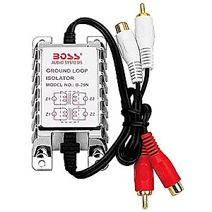 BOSS Audio Systems Ground Loop Isolator B25N noise Filter for Car Audio Systems
