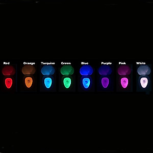 EEASSA Toilet Flush Valves LED Human Motion Activated PIR Light Sensor Toilet Lamp LED Night Light 2016 Motion Activated Light Light Motion Toilet Tank Button