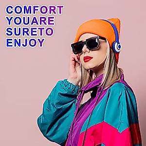 Yunsailing 30 Pack Bulk Headphones Classroom Headphones for Kids School Headphones Headsets Individually Wrapped Adjustable Student Earphone Earbuds for Classroom Kids Adults, 6 Colors