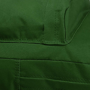 K-Cliffs Basic Backpack Classic Simple School Book Bag Student Daily Daypack 18 Inch (Green)