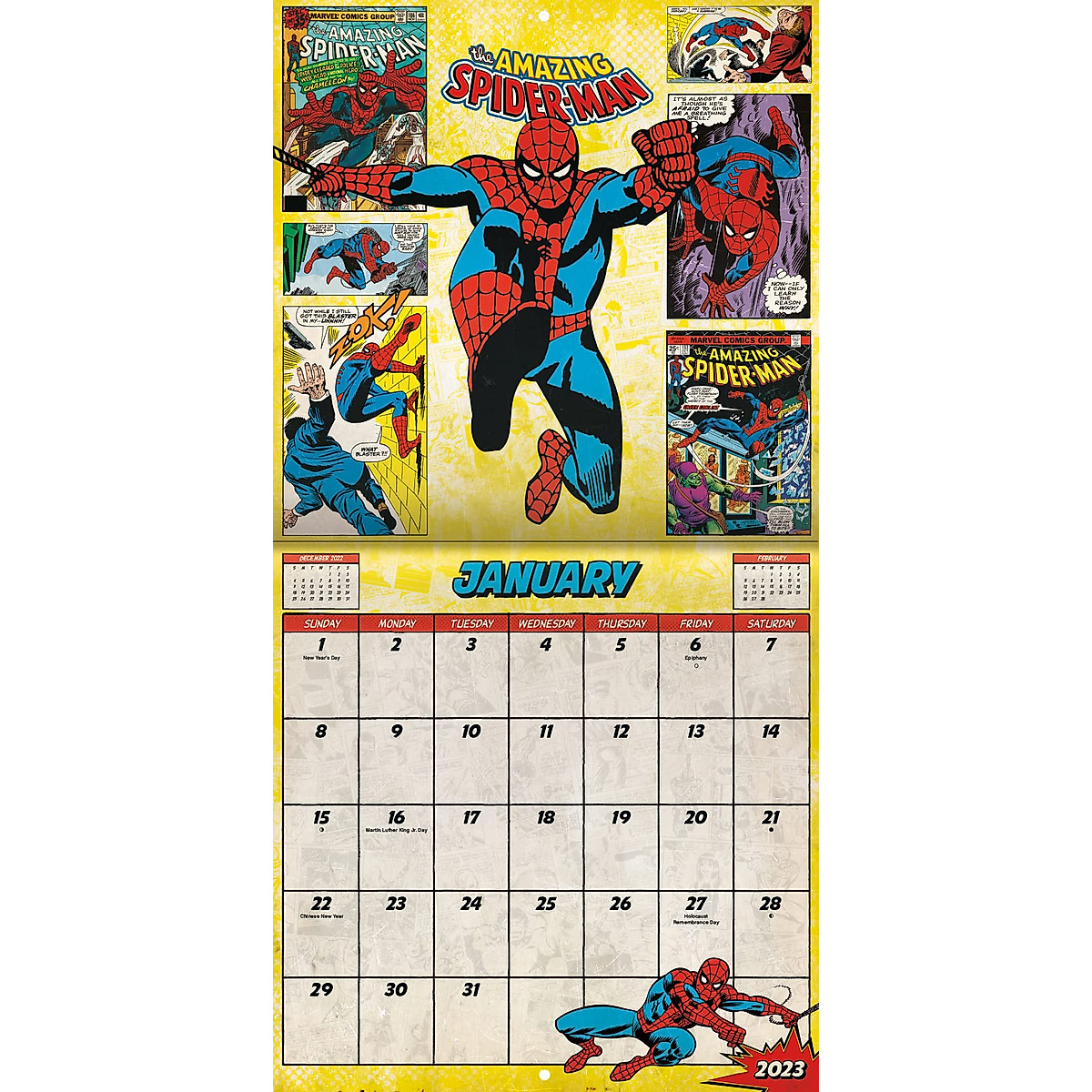 2023 Marvel Comics Wall Calendar